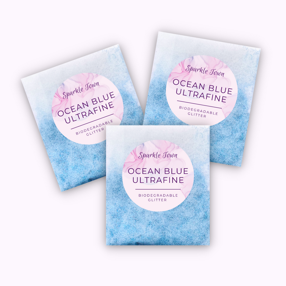 Ocean Blue Ultrafine Biodegradable Glitter – Sparkle Town